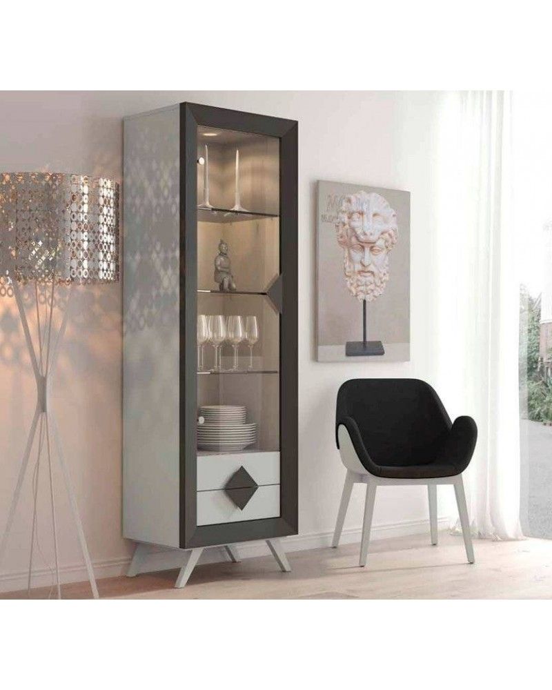 Vitrina moderna lacada 194-2026 | Mobles Sedaví