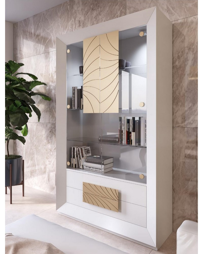 Vitrina moderna lacada 194-2025 | Mobles Sedaví