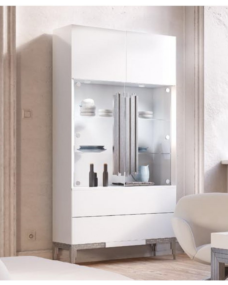Vitrina moderna diseño lacado alta calidad 397-MXVI14|Mobles Sedavi