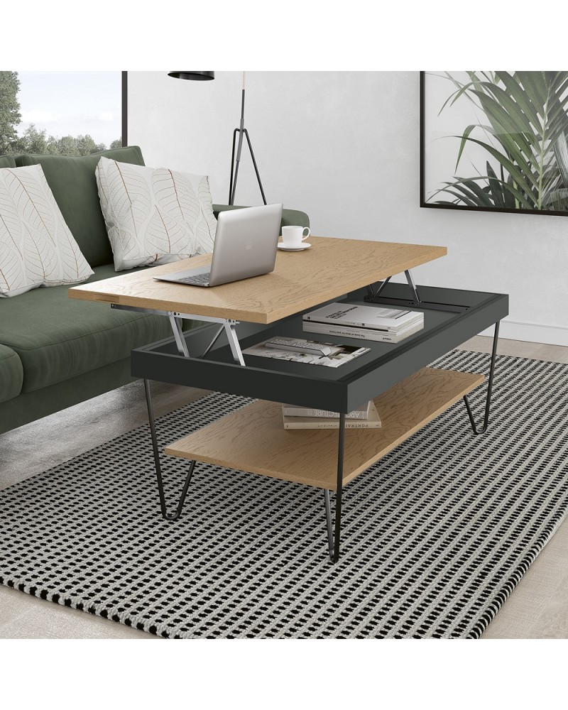 Mesa de centro moderna elevable 194-4096| Mobles Sedaví